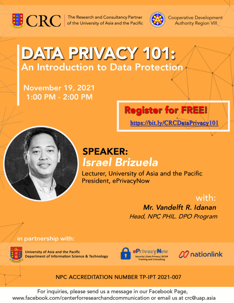 Data Privacy 101: An Introduction to Data Protection - Center for ...
