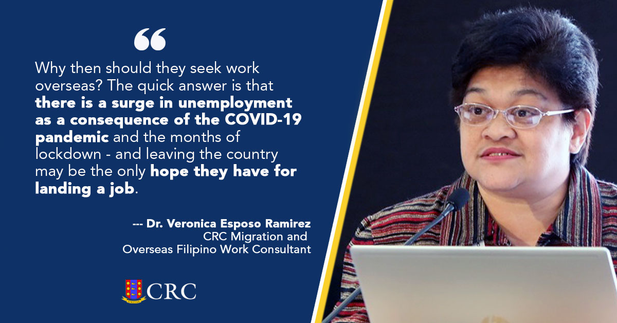 New Challenges of OFWs Amidst the Pandemic - Center for Research and ...